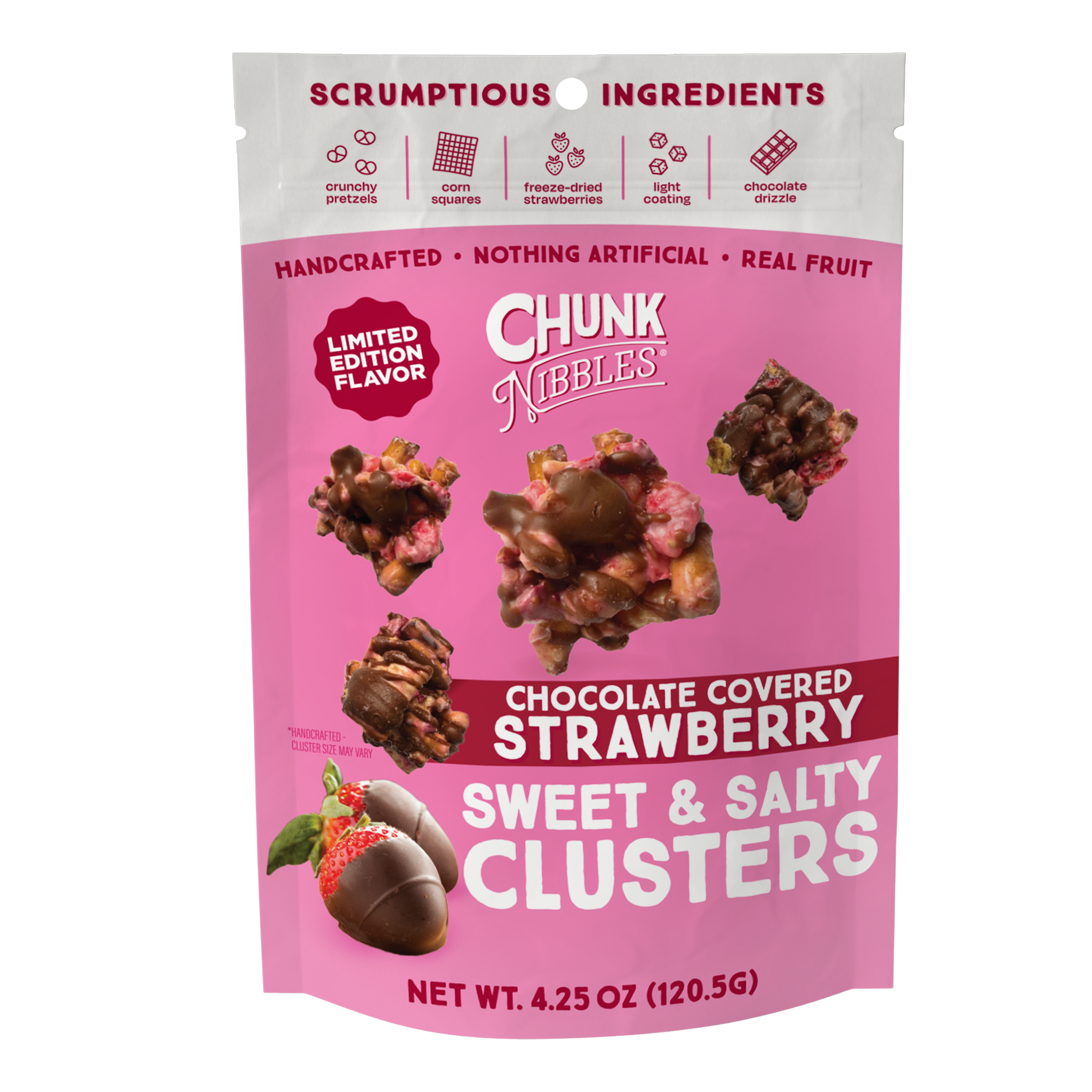 Chocolate Covered Strawberry – Chunk Nibbles